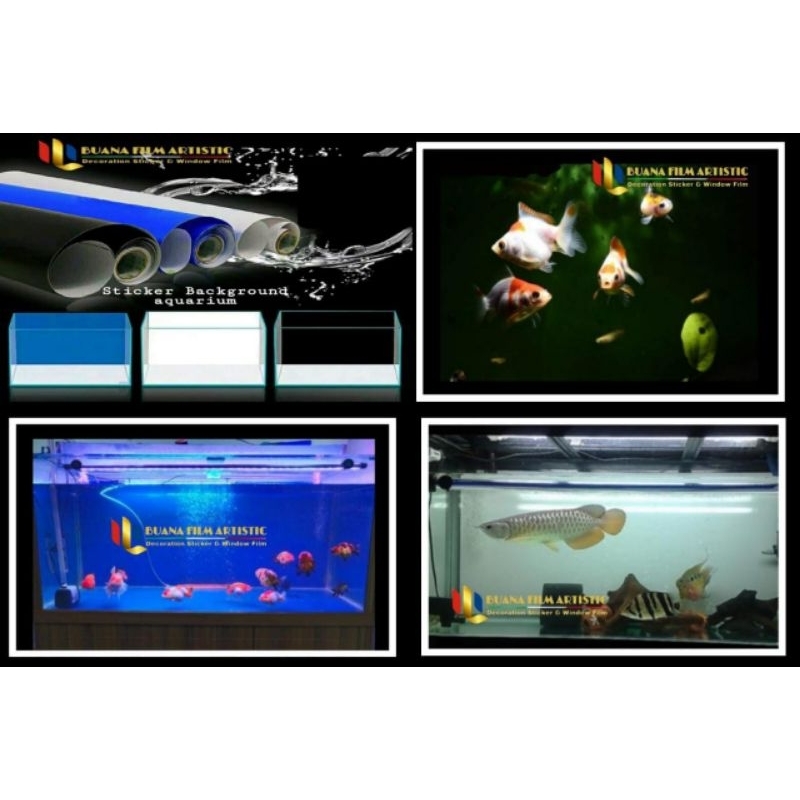 Jual Stiker akuarium polos. background aquarium, skotlet polos | Shopee ...