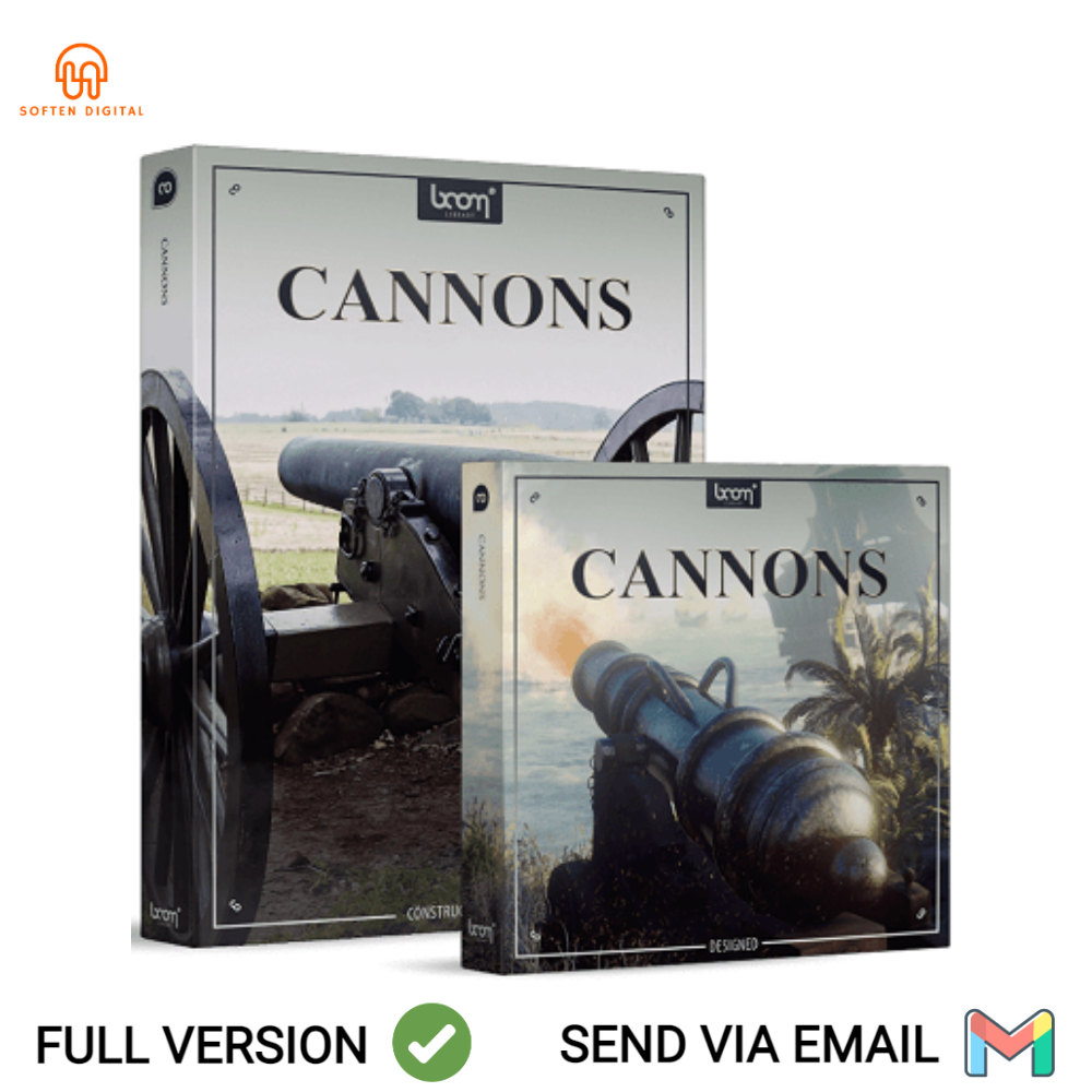 Jual Boom Library – Cannons – Construction Kit – Designed (WAV) audio ...