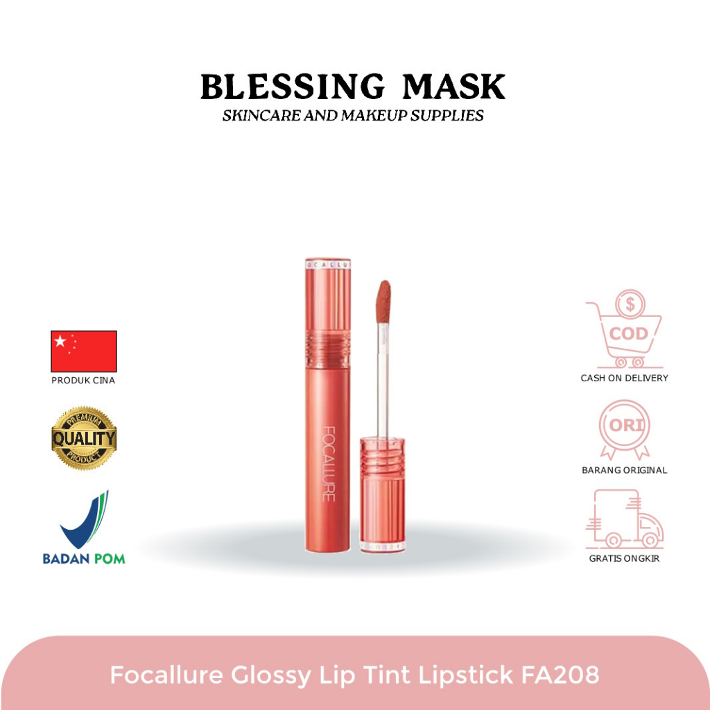 Jual Focallure Jelly-Clear Dewy Lip Tint--Lip Gloss Lipstick - FA208 | Shopee Indonesia