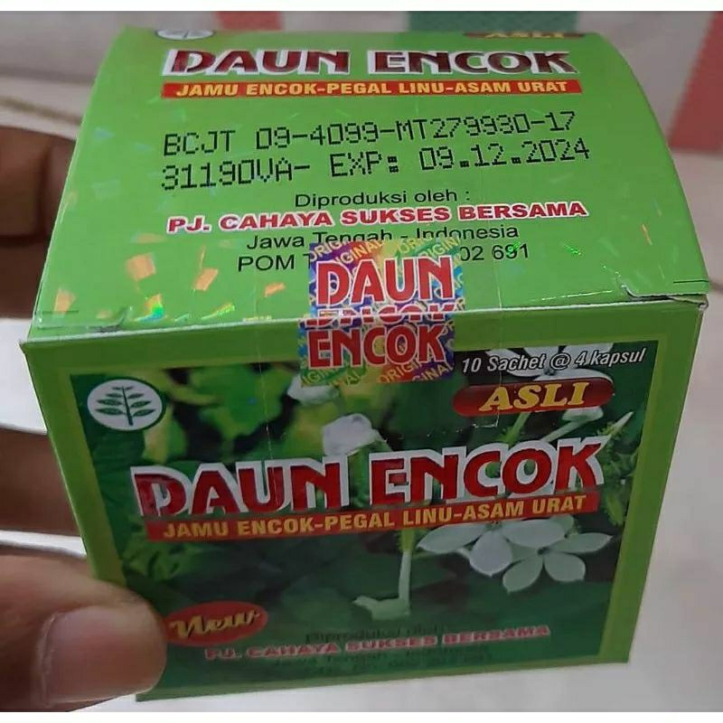 Jual daun encok new 40 kapsul original 100% | Shopee Indonesia