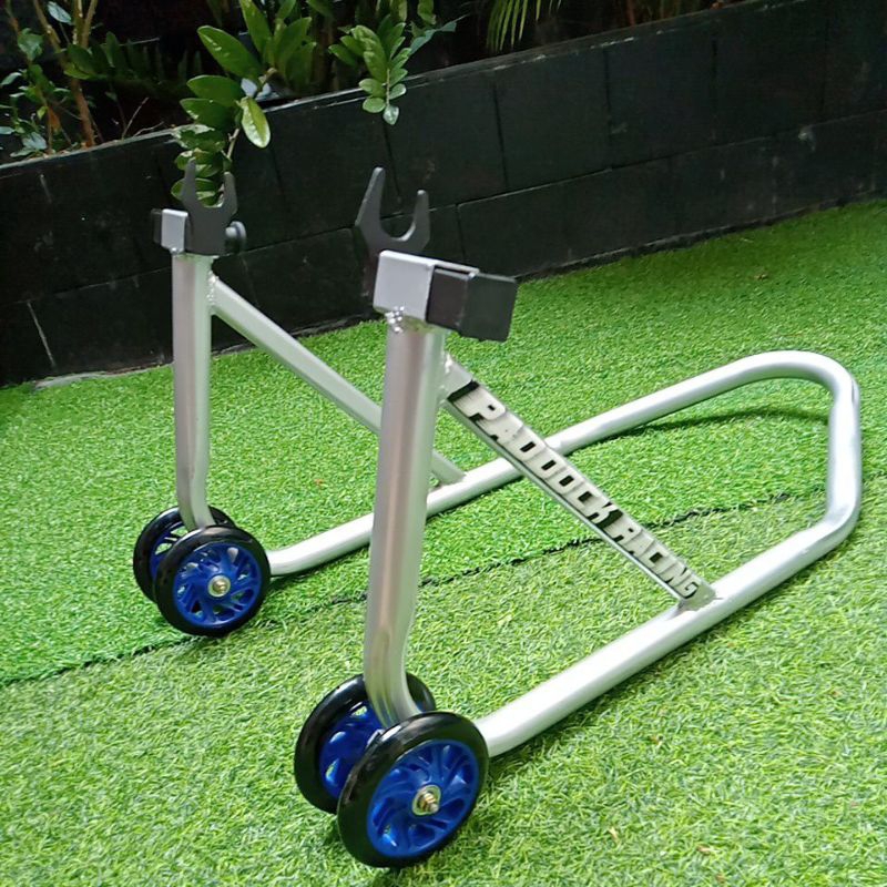 Jual Standar Paddock pedok besi bulat motor sport warna Ninja fi R15 ...