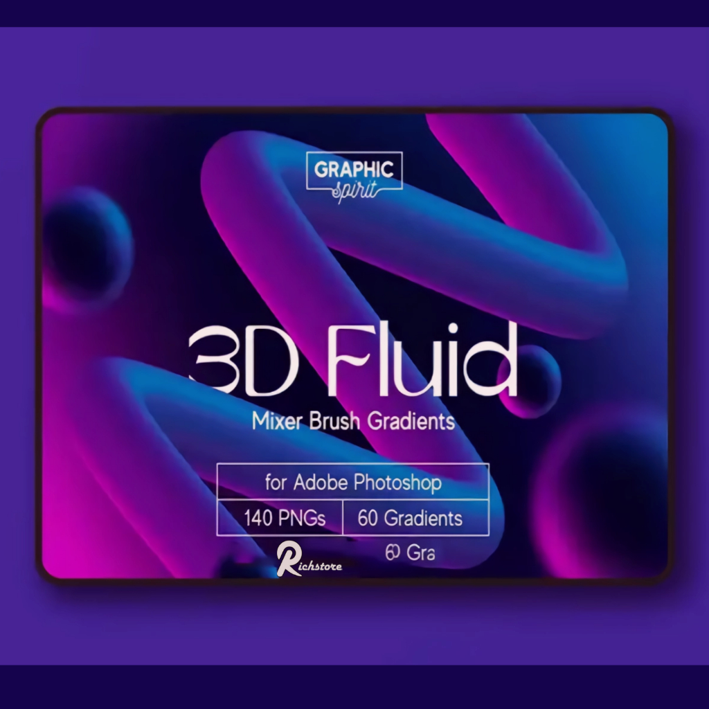 Jual 3D Fluid Mixer Brush Gradients - Bisa Photoshop, Bisa Figma | Shopee Indonesia
