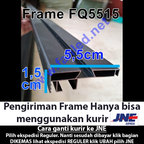 Jual Frame Casing 1sisi FQ 5515 FQ5515 Running Text 3meter | Shopee ...