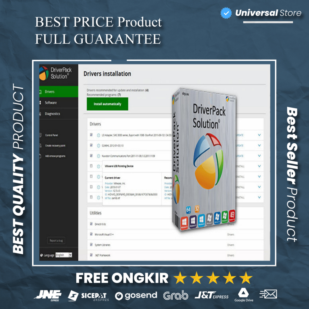 Jual Program Driver Pack Solution PRO Terbaru VIP PRemium Lifetime Full Version | Shopee Indonesia