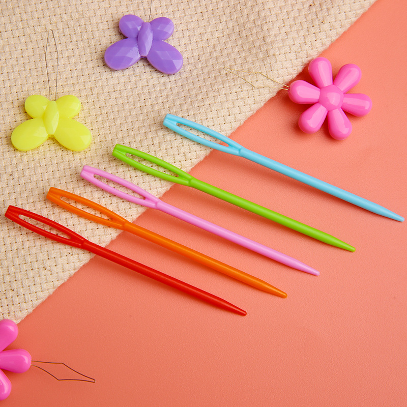 Jual Jarum Plastik Anak - Belajar Meronce Anak - Alat Montessori Tool ...