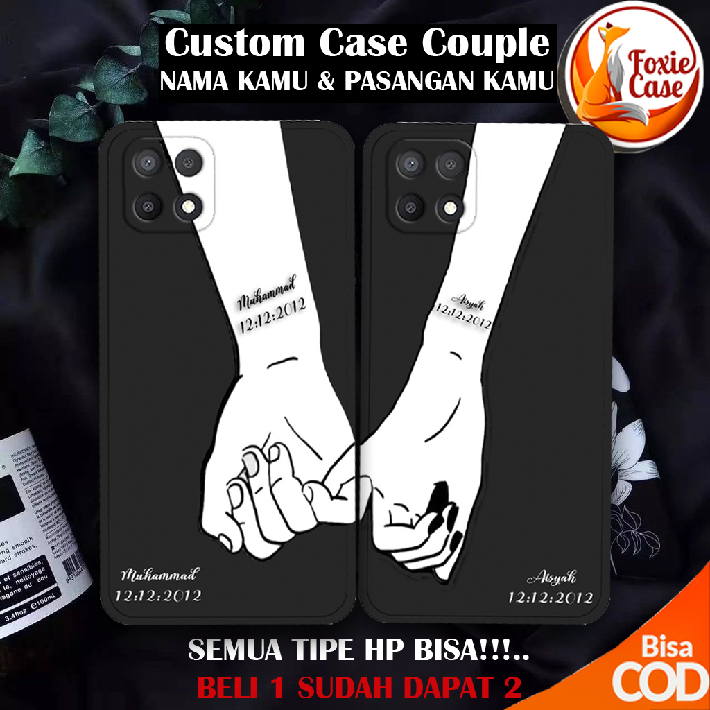 Jual [CC-1] Custom Case Hp COUPLE NAMA BEBAS [ BELI 1 SUDAH DAPAT 2 ...