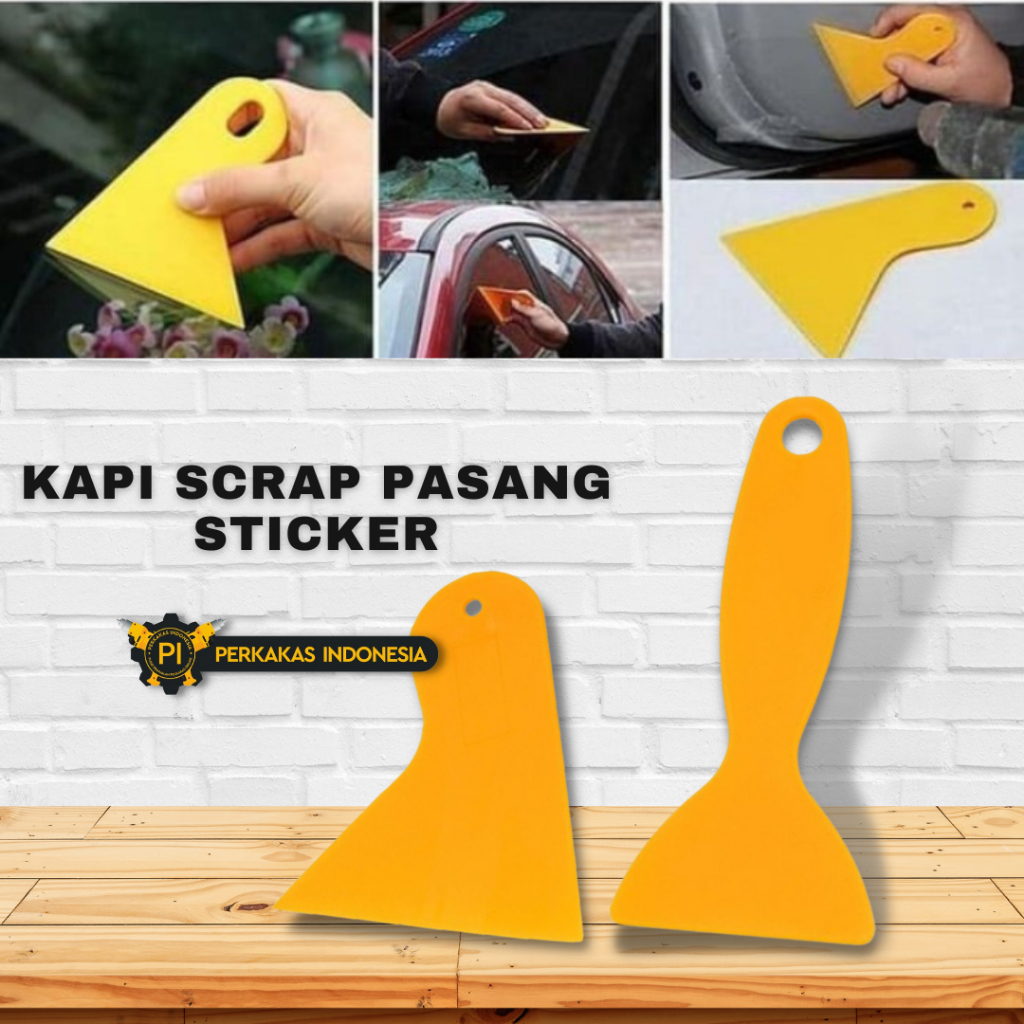 Jual Kapi Pasang Stiker Scraper Pemasang Sticker Kaca Film Kape Plastik ...