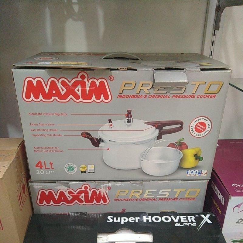 Jual Panci Presto Pressure Cooker Maxim 4 Liter | Shopee Indonesia