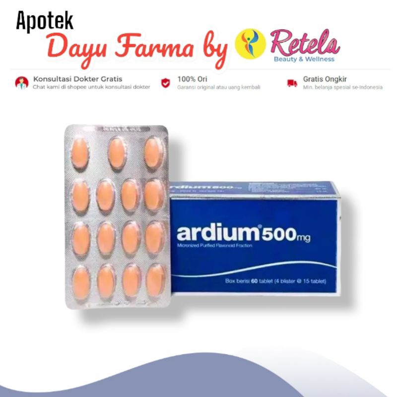 Jual ARDIUM 500MG 1 TABLET | Shopee Indonesia