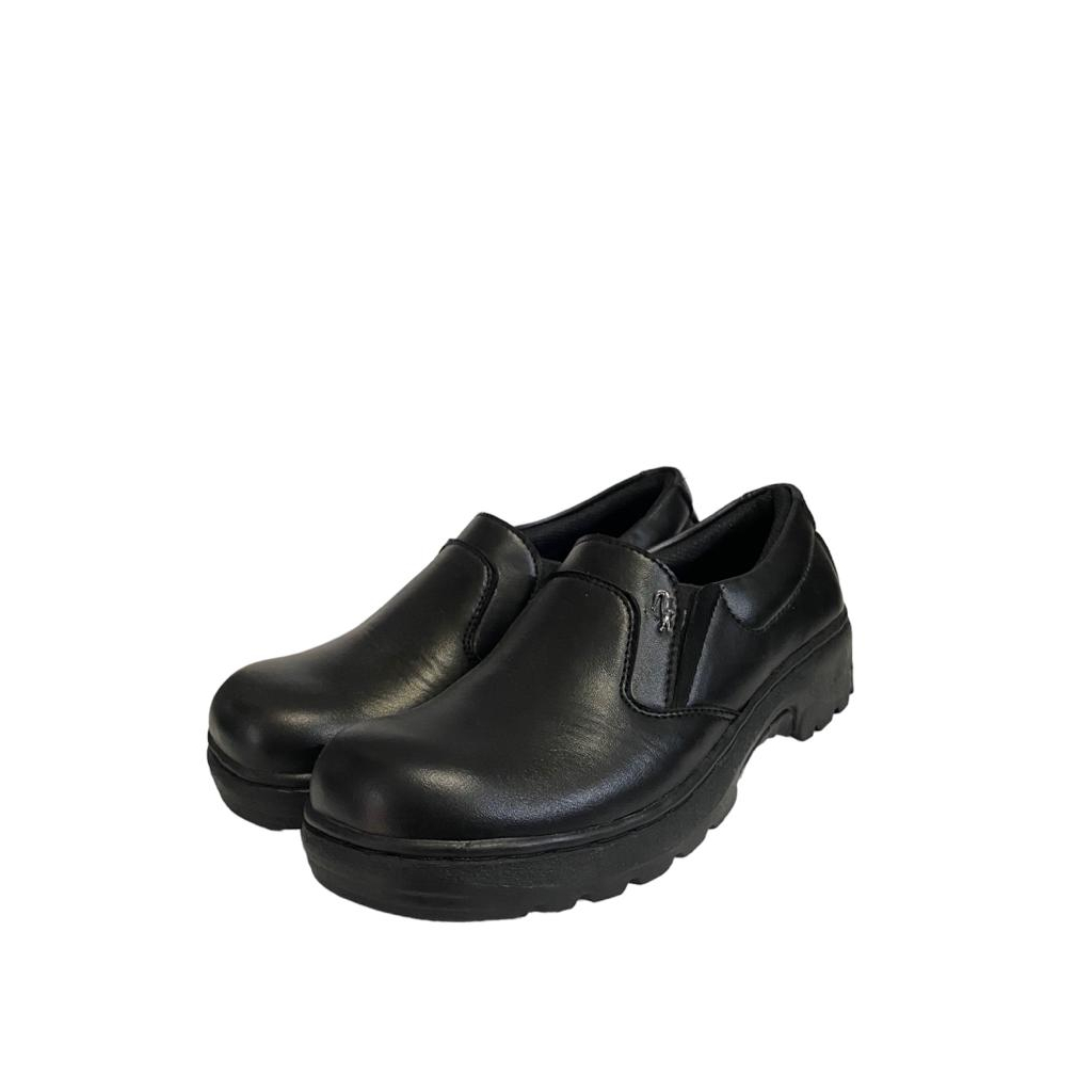 Jual Sepatu Safety Boots Work Kitchen Proyek Ankle Slip On Hitam ...