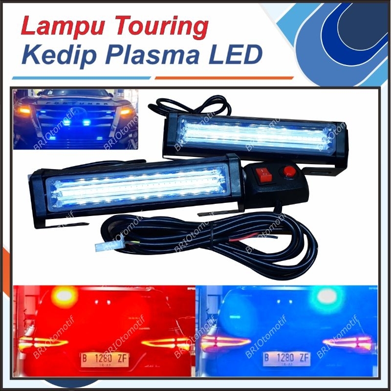Jual LAMPU LED KEDIP SETOROBO FEDERAL KEDIP CEPAT PLASMA 54 TITIK COB SILAU TERANG MOBIL MOTOR ...