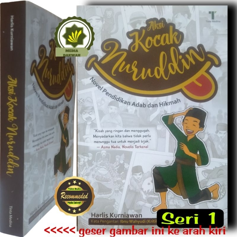 Jual Buku AKSI KOCAK NURUDDIN Seri 1 Nurudin Kocak Novel Pendidikan dan Adab Hikmah Buku Bacaan ...