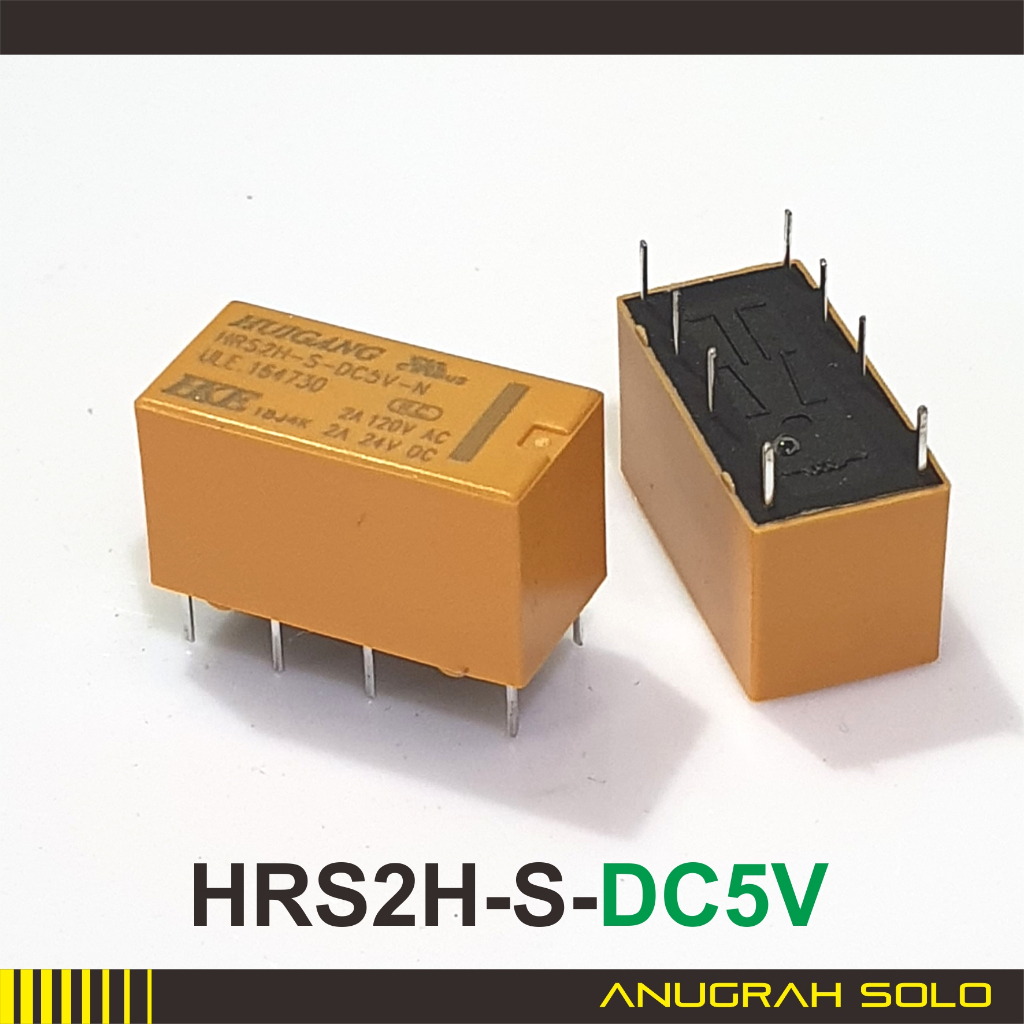 Jual Relay HKE 5V DC 1A 8 Pin HRS2H Relay 8 Kaki 5V | Shopee Indonesia