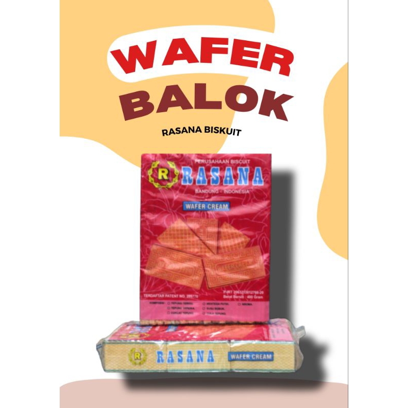 Jual Wafer Balok Rasana Pack 450 gr | Shopee Indonesia