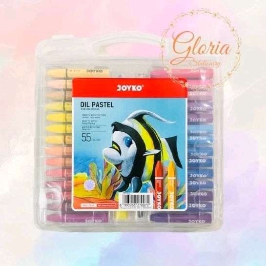 Jual JOYKO OIL PASTEL 55 COLOR/ crayon 55 warna JOYKO/ Krayon 55 warna ...