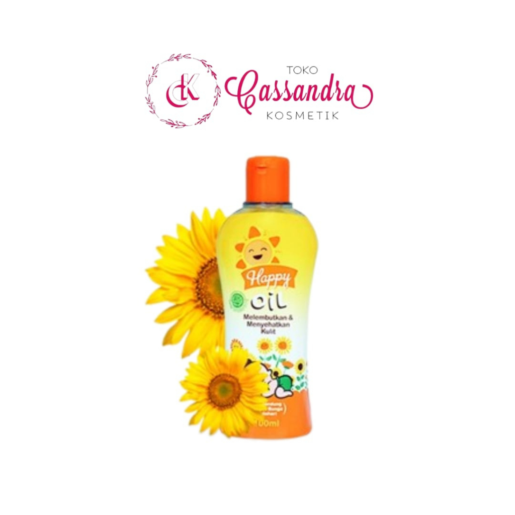 Jual HAPPY OIL BUNGA MATAHARI 100 ML | Shopee Indonesia