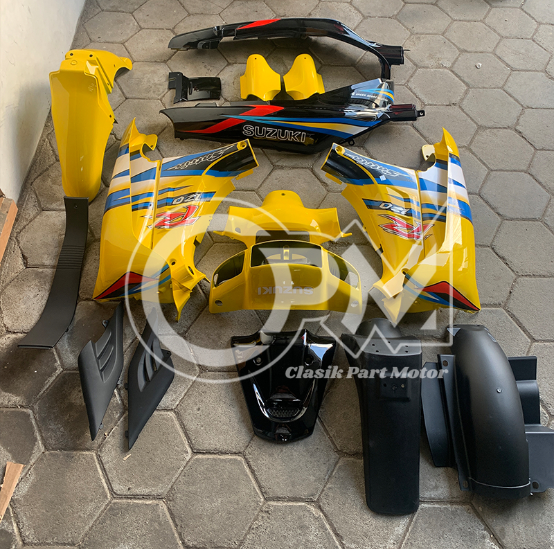 Jual Full set Body Halus Dan Kasar Satria Lumba Kuning Hitam | Shopee ...
