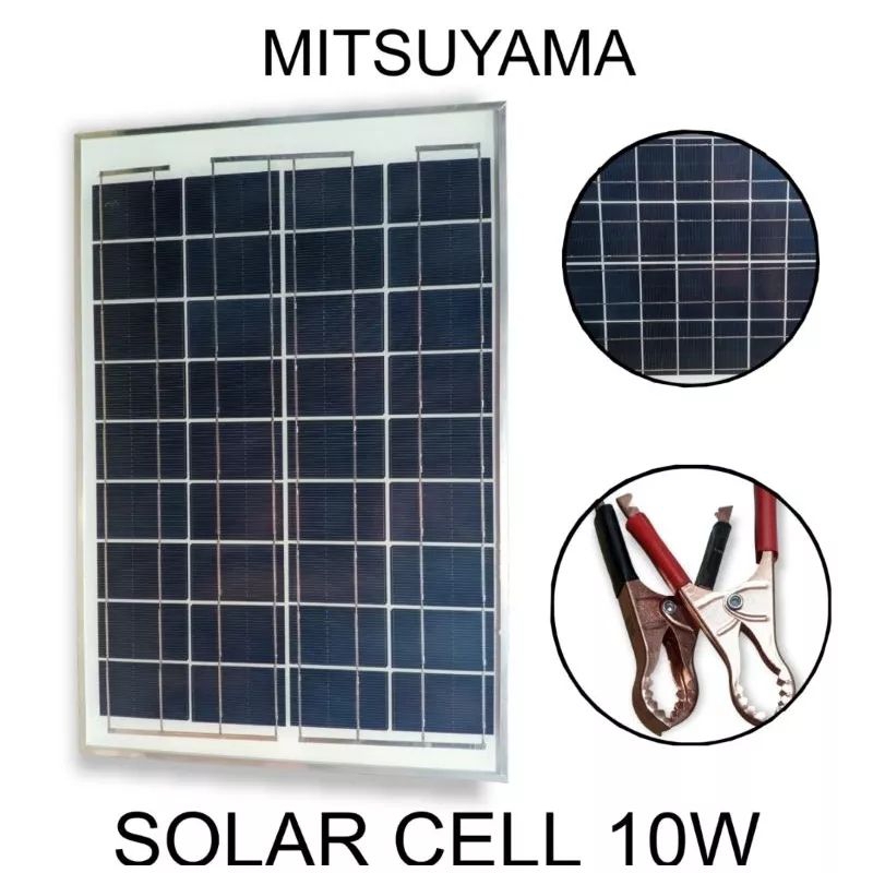 Jual Solar Panel 10wp Poly Solar Cell Panel Surya | Shopee Indonesia