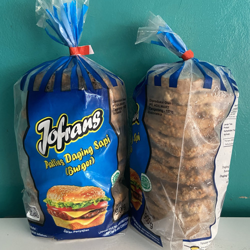Jual Patties Daging Sapi Jofrans, Beef, Burger (900gr) | Shopee Indonesia