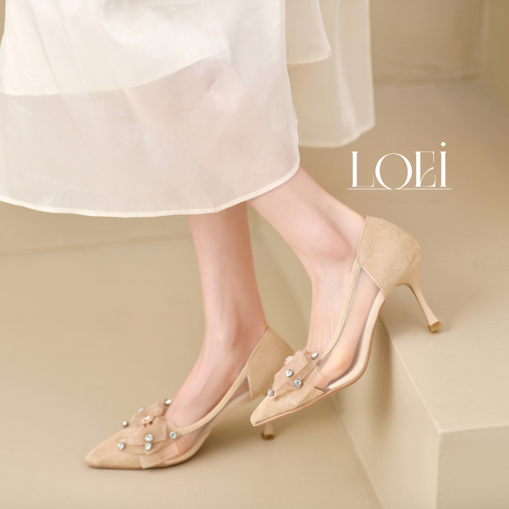 Jual SALE LOEI Sava Sepatu Pesta Heels 8cm Sendal Korean Style Wanita ...
