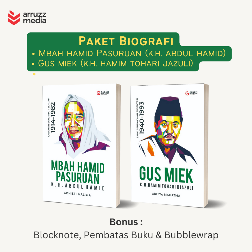 Jual Paket Biografi Mbah Hamid Pasuruan (K.H. Abdul Hamid) dan Gus Miek (K.H. Hamim Tohari ...