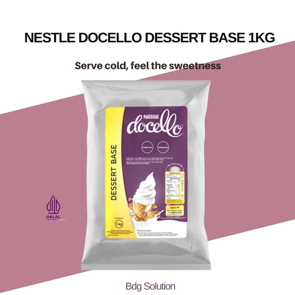 Jual NESTLE Docello Dessert Base 1 kg/Bubuk minuman ice cream | Shopee ...