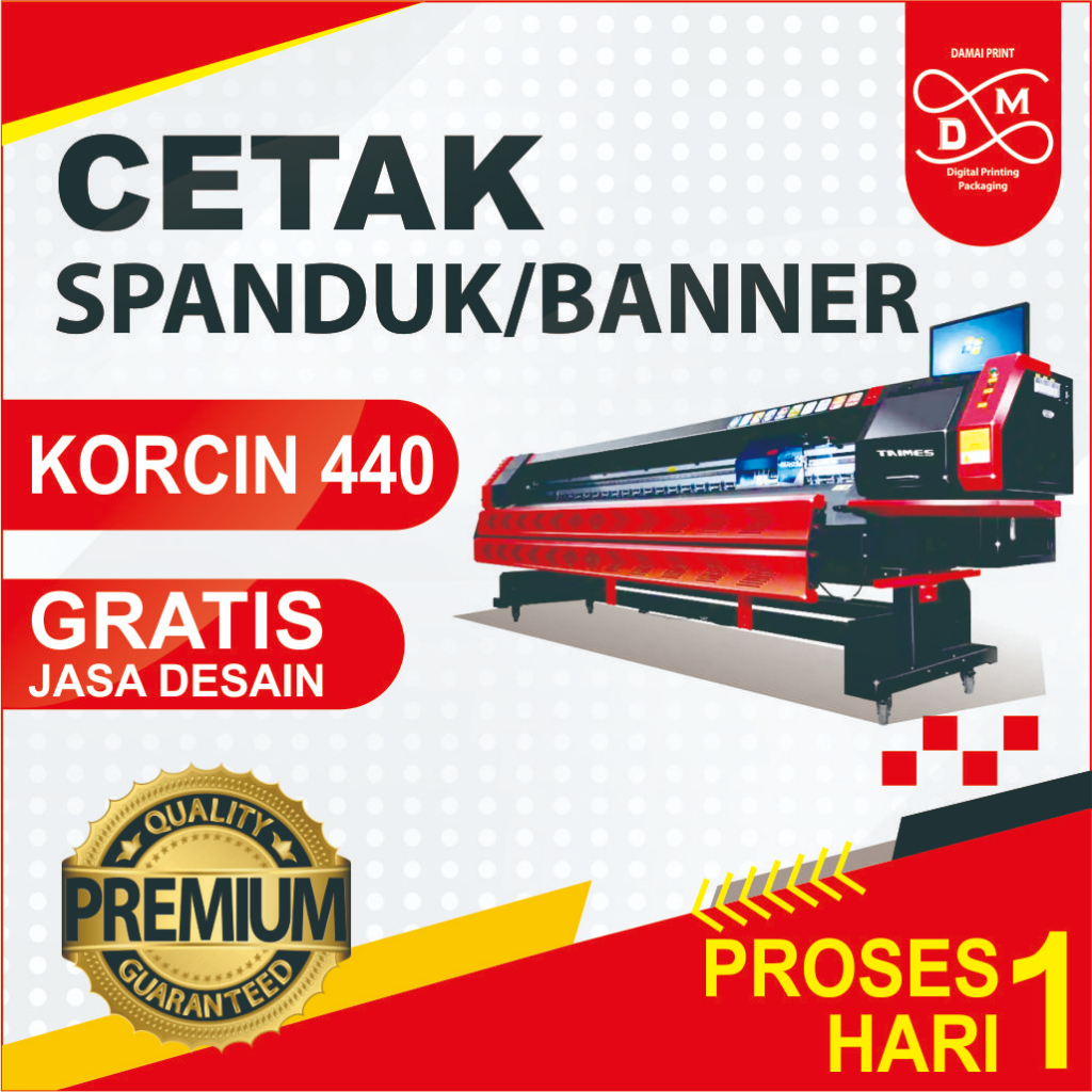 Jual Free Desain | Cetak Spanduk / Print Banner / Baliho Murah Korcin ...