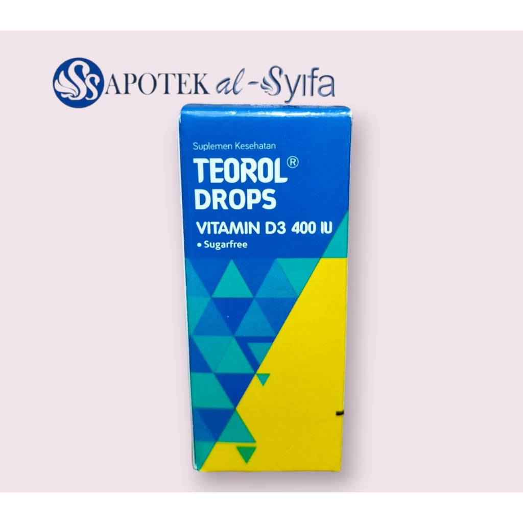 Jual Teorol Drop vitamin D3 400iu isi 12.5ml | Shopee Indonesia