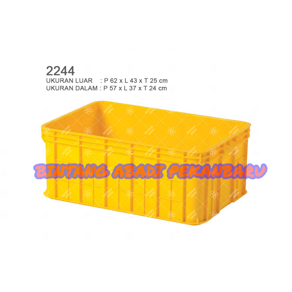 Jual Keranjang Industri Serbaguna 2244 Rabbit Container Plastik Box ...