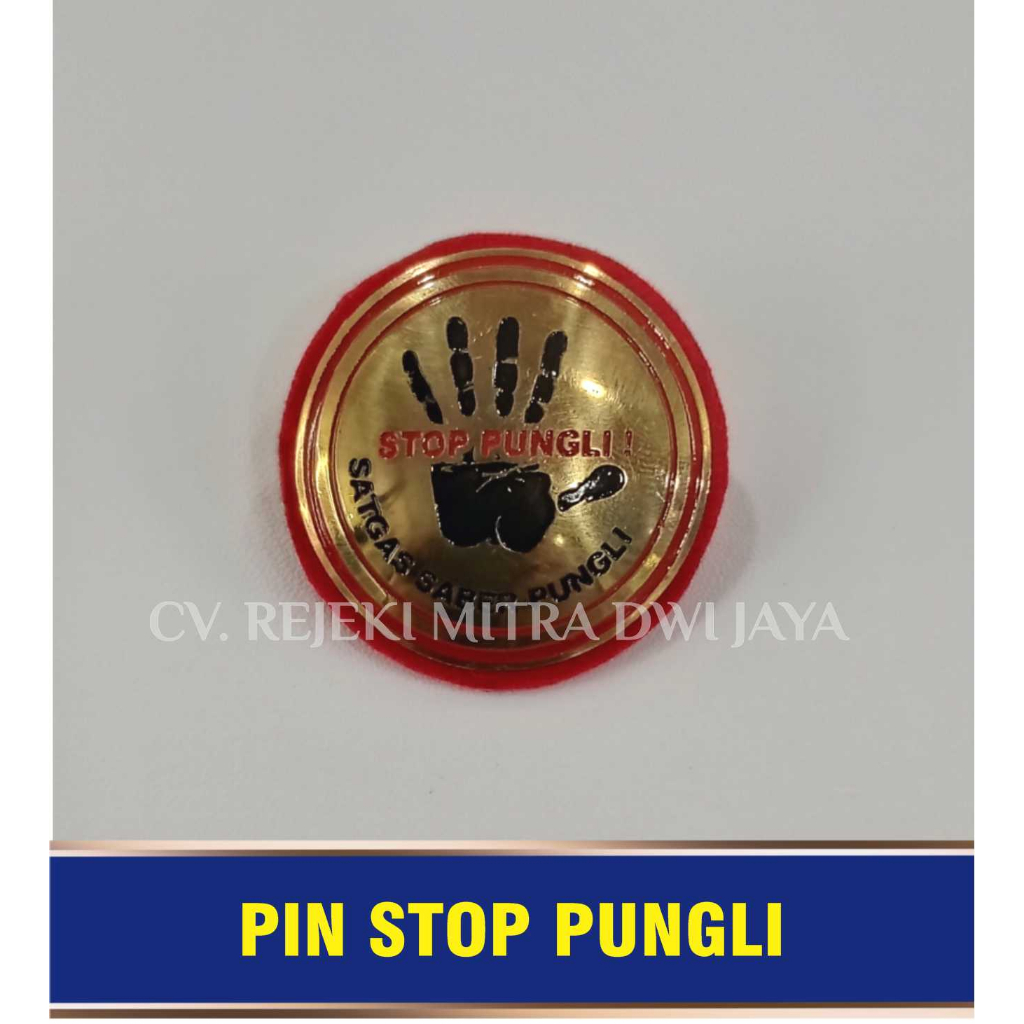 Jual pin stop pungli | Shopee Indonesia