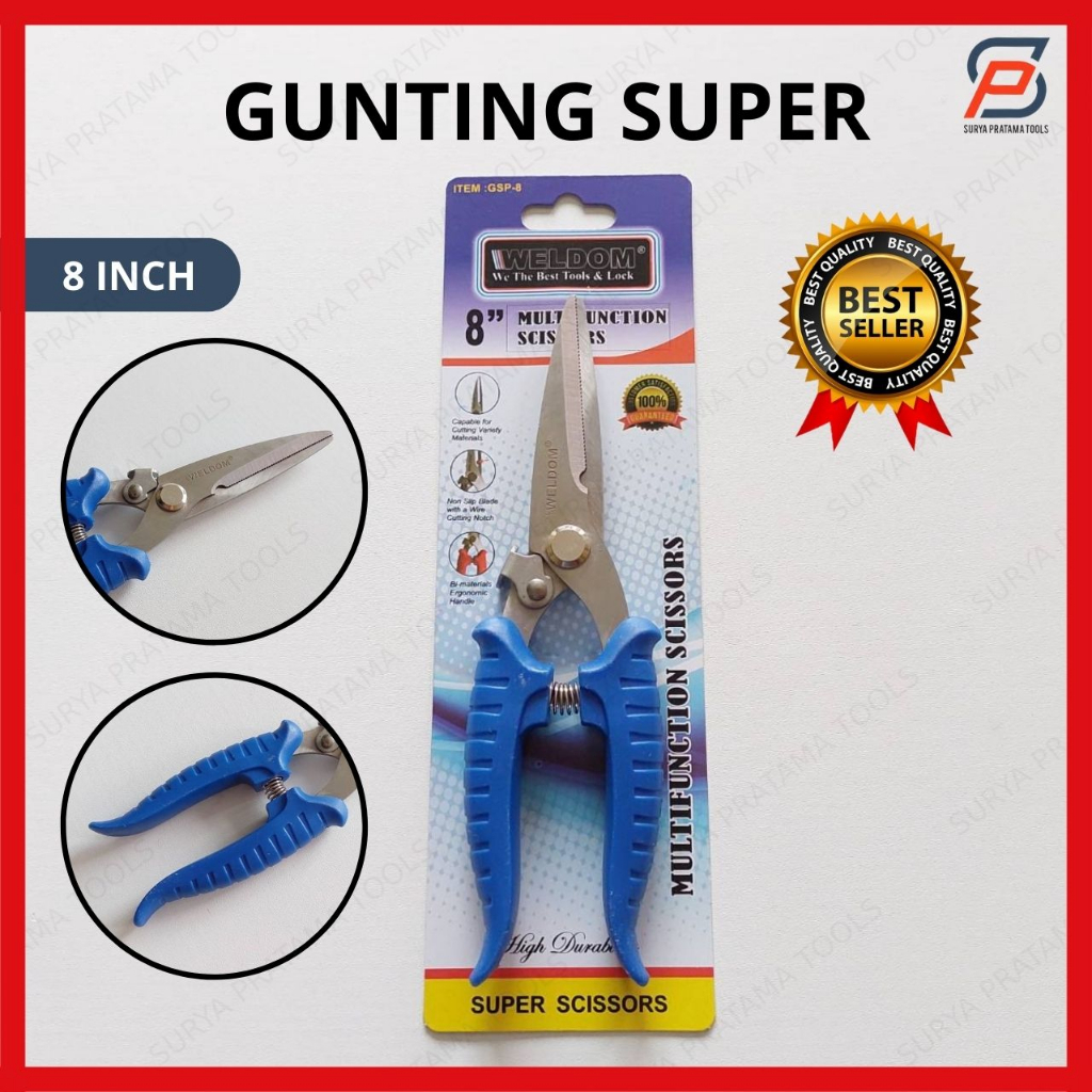 Jual Gunting Seng / Gunting Baja Ringan / Gunting Aluminium 8 Inch ...