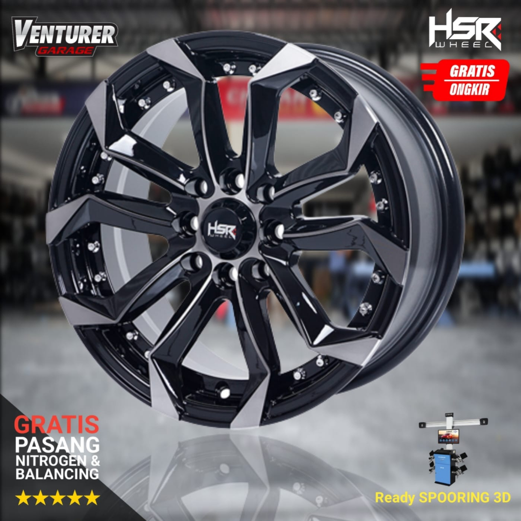 Jual Velg mobil hsr wheel labang ring 15 pcd 4x100-114,3 untuk brio ,avanza,ayla,agya,sigra dll ...