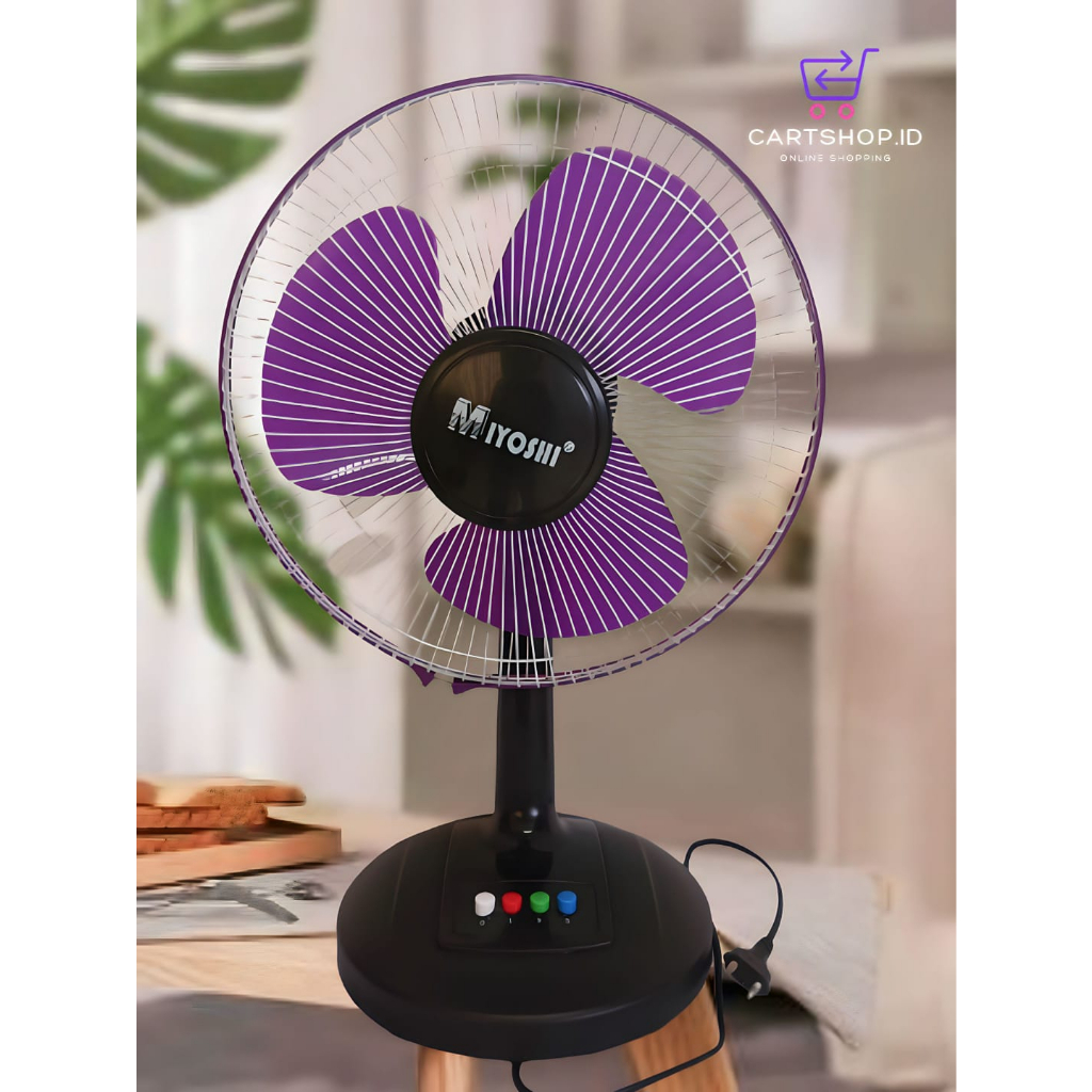 Jual KIPAS ANGIN MEJA 12" 2IN1 MIYOSHI DUDUK DAN DINDING FREE BUBBLE ...