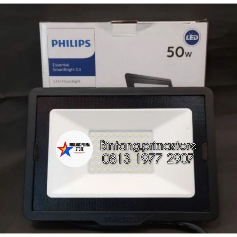 Jual Lampu Sorot LED BVP150 50W Philips Flood Light 50W IP65 Tembak | Shopee Indonesia
