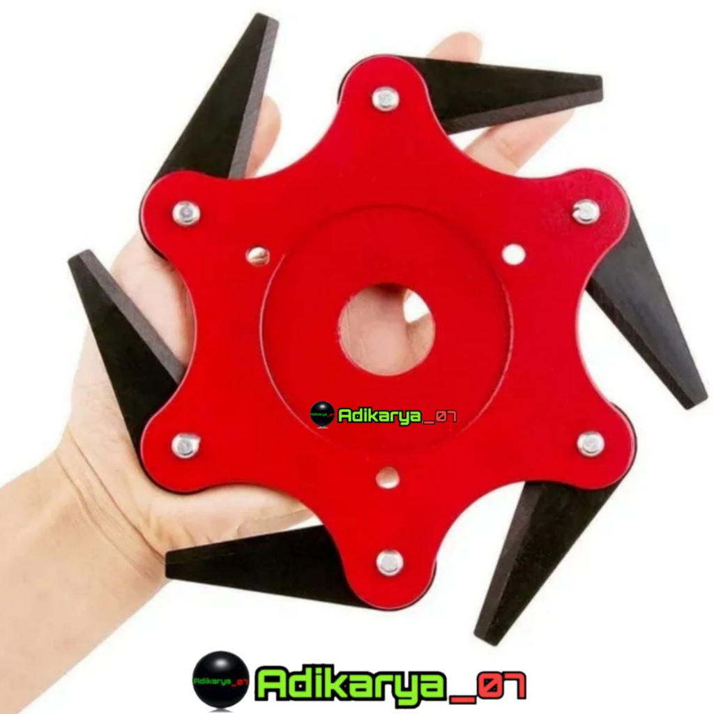 Jual Pisau mesin potong rumput 6 blade pisau potong rumput kawat mata ...