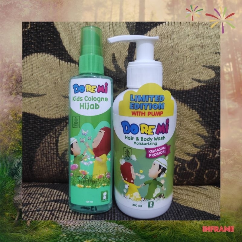 Jual Doremi Hair & Body Wash Moisturizing Pump 200ml | Doremi Kids ...