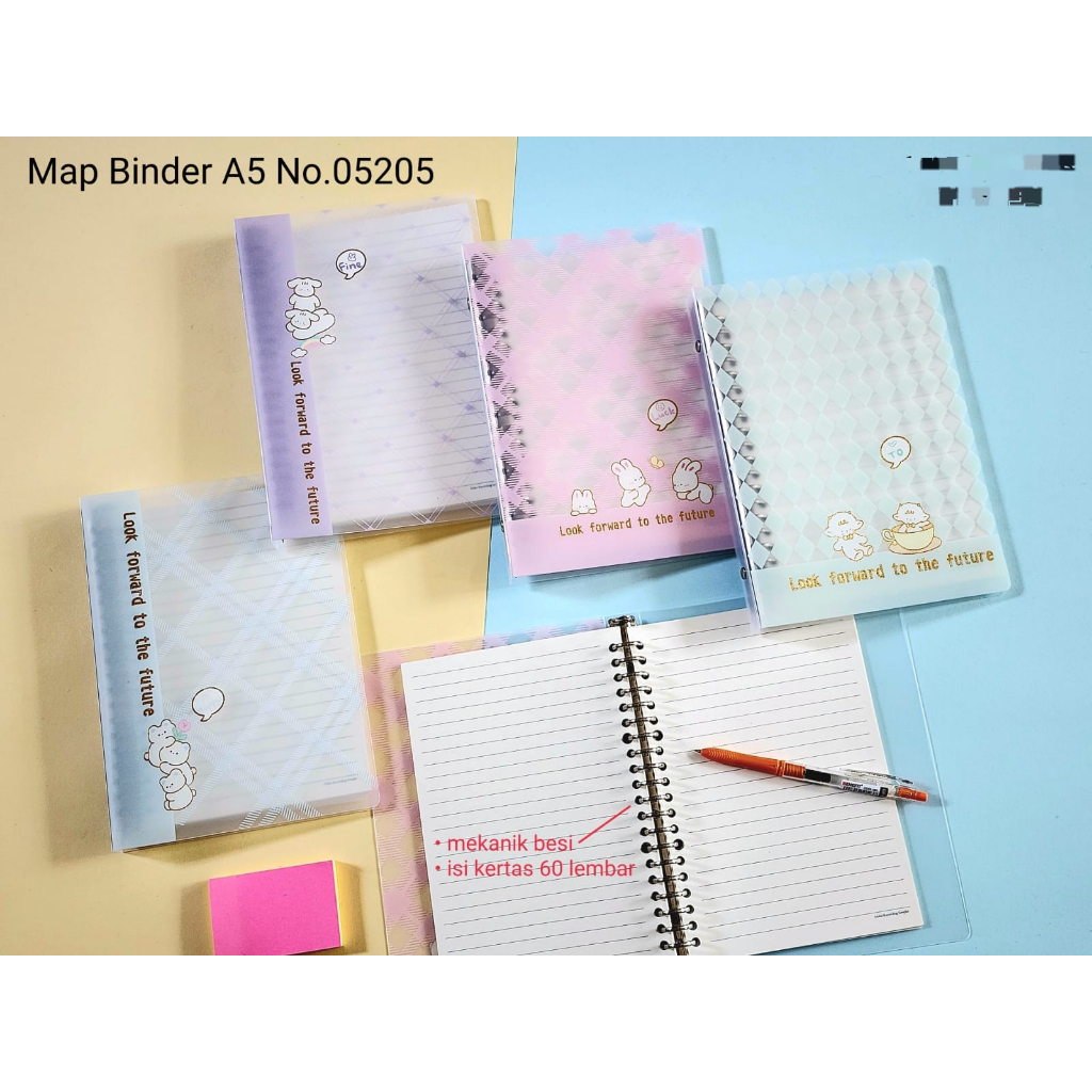 Jual BINDER A5 atau B5 ANAK TRANSPARANT + ISI | Shopee Indonesia