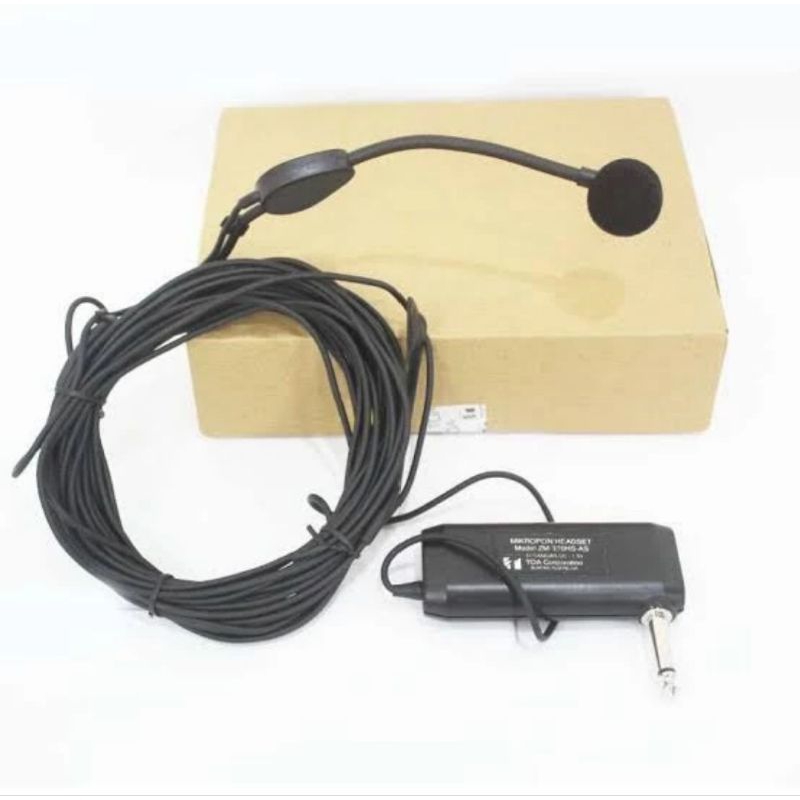 Jual TOA HEADSET MIKROFON ZM 370HS AS CONDENSER | Shopee Indonesia