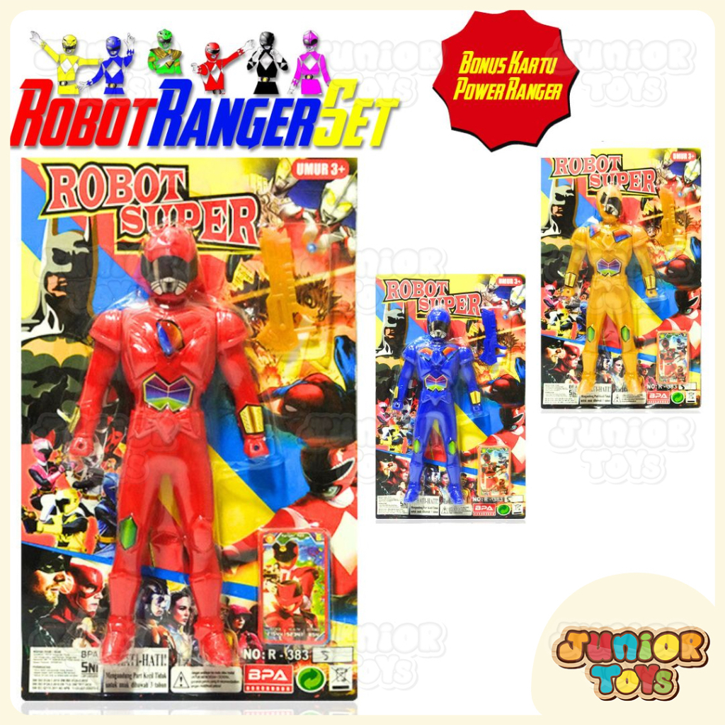 Jual Mainan Robot Power Rangers 25cm Permainan Robotan Anak Laki ...
