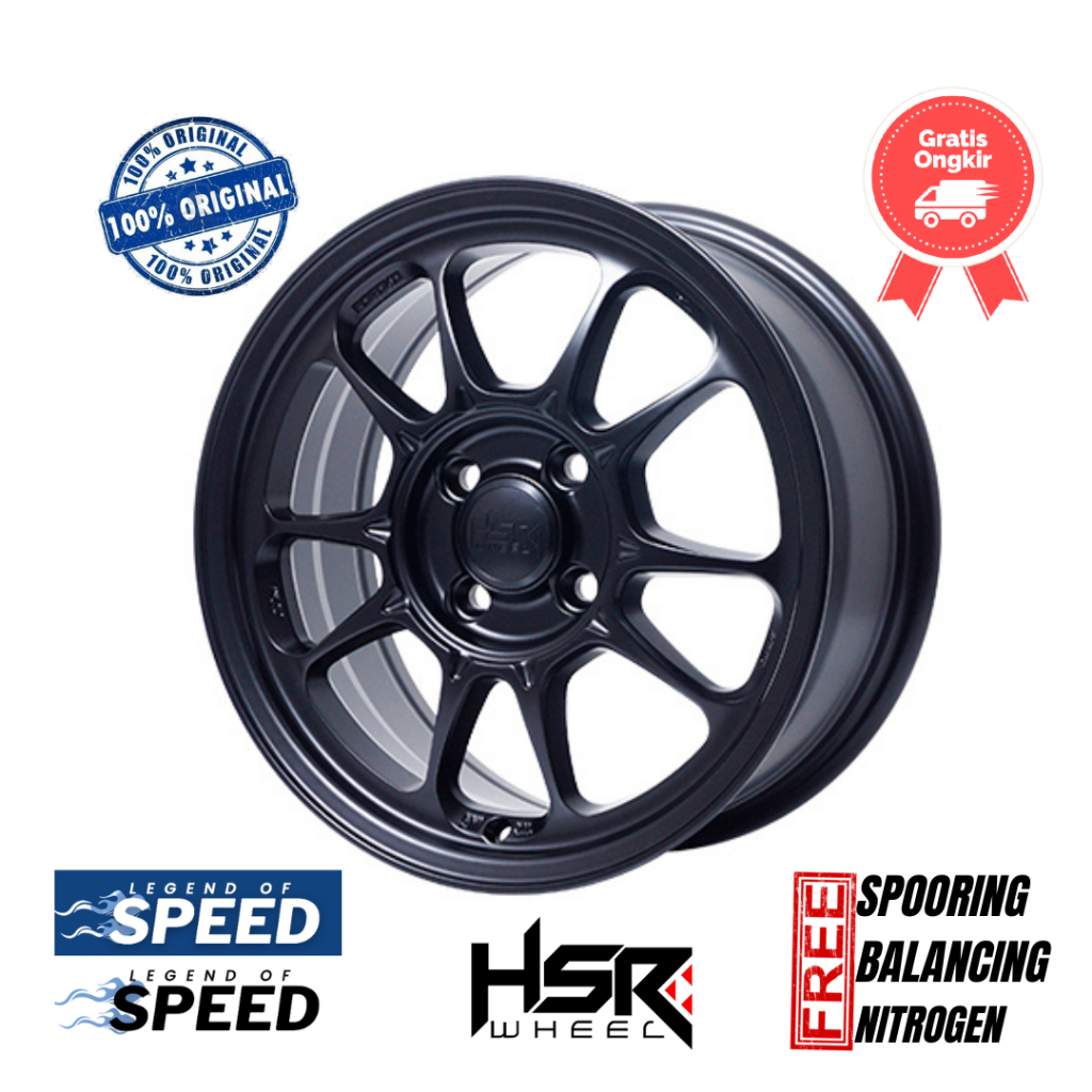 Jual Velg HSR Ring 15 DL 4254 Single PCD 4x100 | Shopee Indonesia