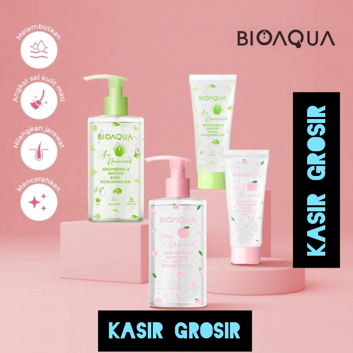 Jual BIOAQUA Facial & Body Exfoliating Peeling Gel / Exfoliasi Wajah ...