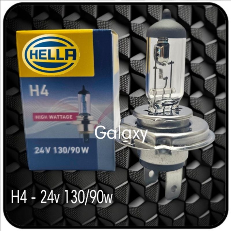 Jual Bohlam Halogen Original HELLA - H4 - P43 / P45 - 12v / 24v ...