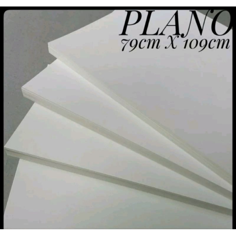 Jual 1 Rim Kertas Ivory 400 GSM Ukuran Plano 79 Cm X 109 Cm | Shopee ...