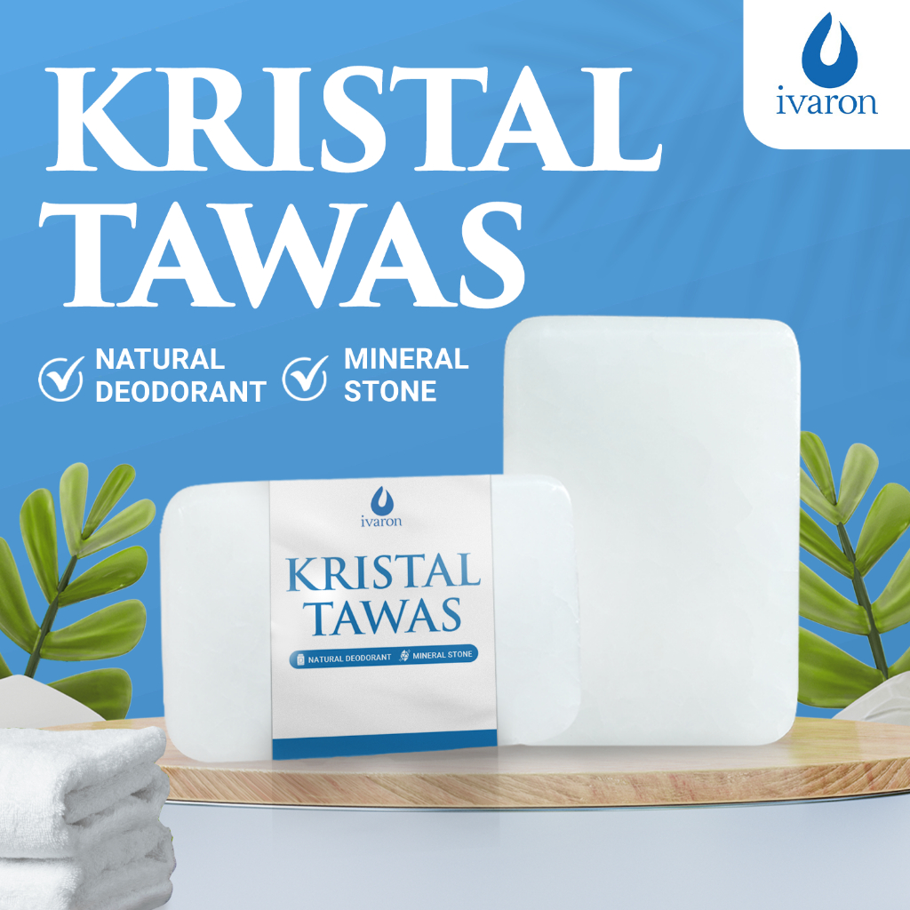 Jual IVARON Batu Tawas Deodorant Tawas Penghilang Bau Badan Ketiak ...