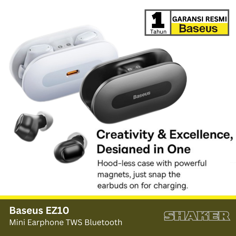 Jual Baseus Bowie EZ10 True Wireless Bluetooth Earphones TWS Mini ...