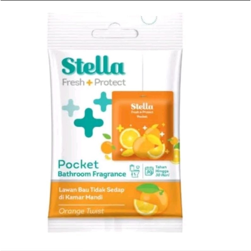 Jual Stella Fresh & Protect Pocket Bathroom ORANGE TWIST 10gr | Shopee ...