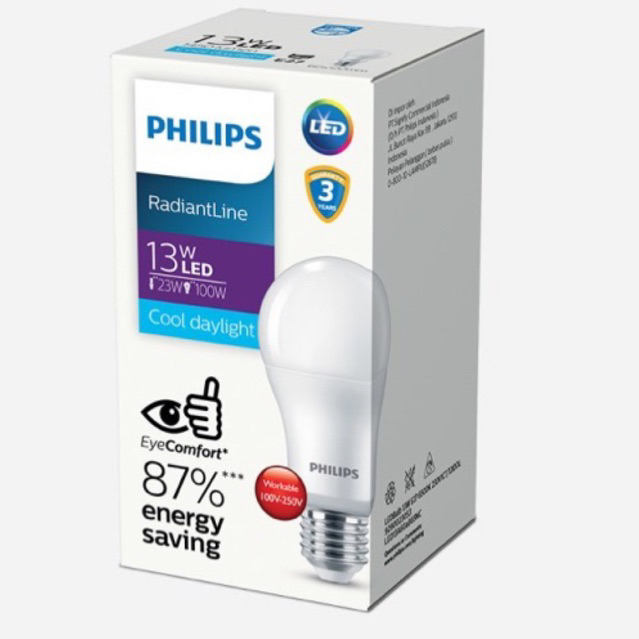 Jual philips led radiantline 13 watt putih | Shopee Indonesia