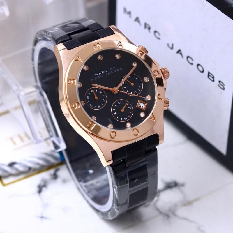 Jual JAM TANGAN WANITA MARC JACOB CHRONOGRAPH AKTIF DIAMATER 4,2CM ...