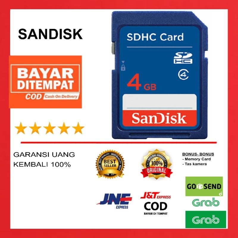 Jual Memory card Sandisk 4gb | Shopee Indonesia