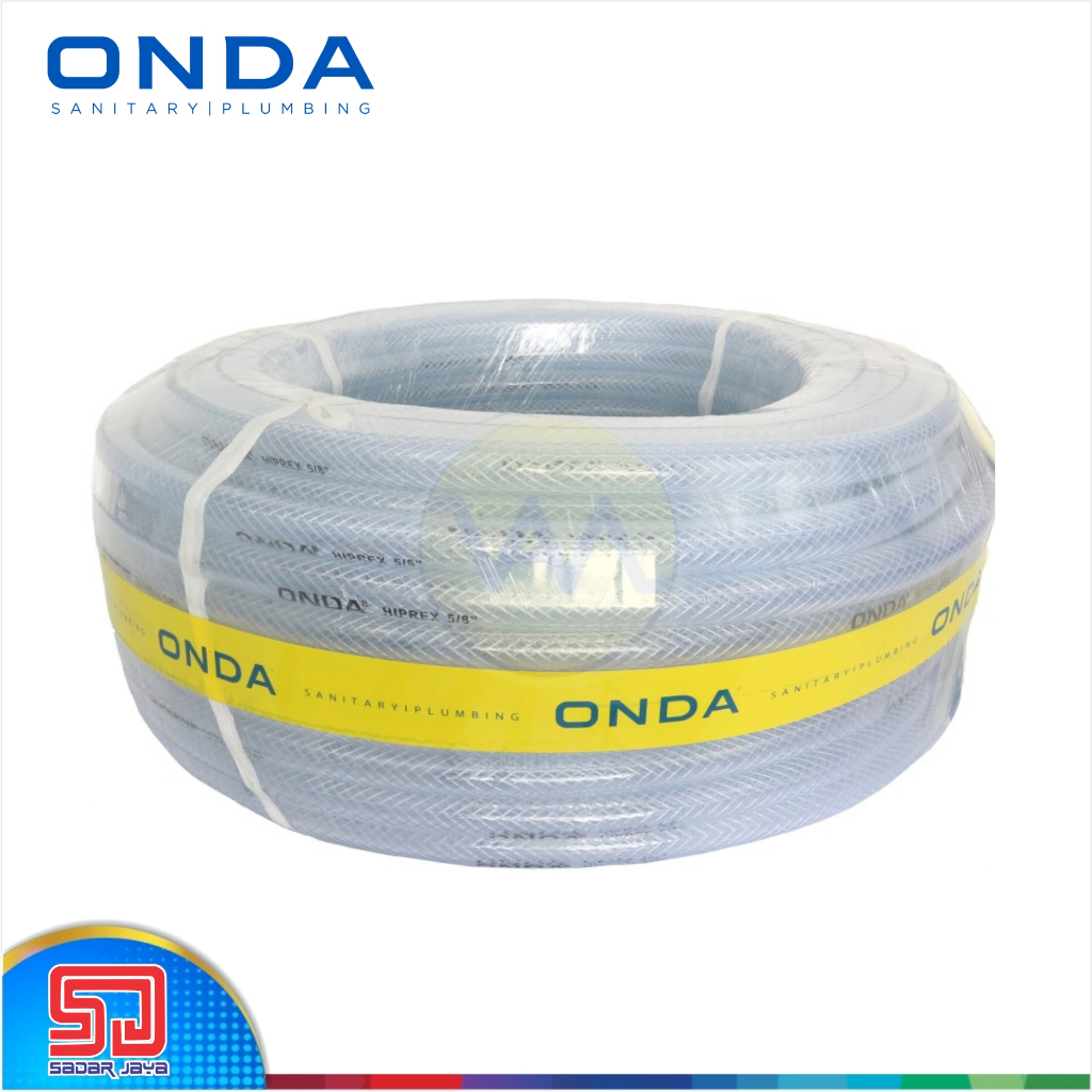 Jual Selang Tebal Berserat ONDA Hiprex 1/2" Slang Air Taman Flexible ...